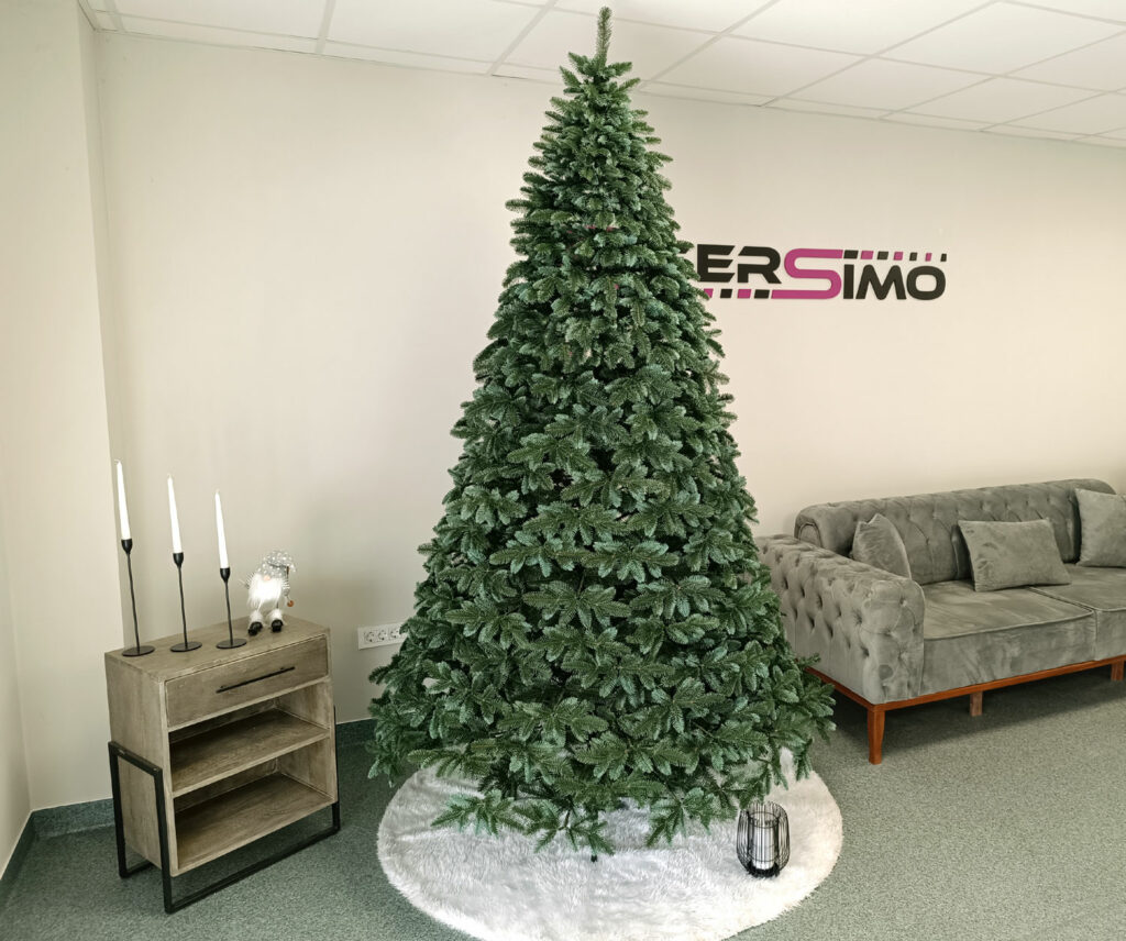 Brad artificial Christmas Deluxe by Sersimo, Canada argintiu, 3D, 230cm ...