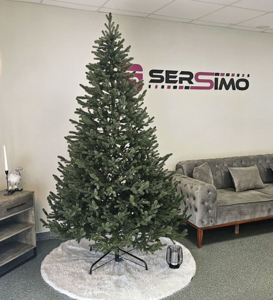 Brad artificial Christmas Deluxe by Sersimo, Viena verde, 3D, 230cm ...