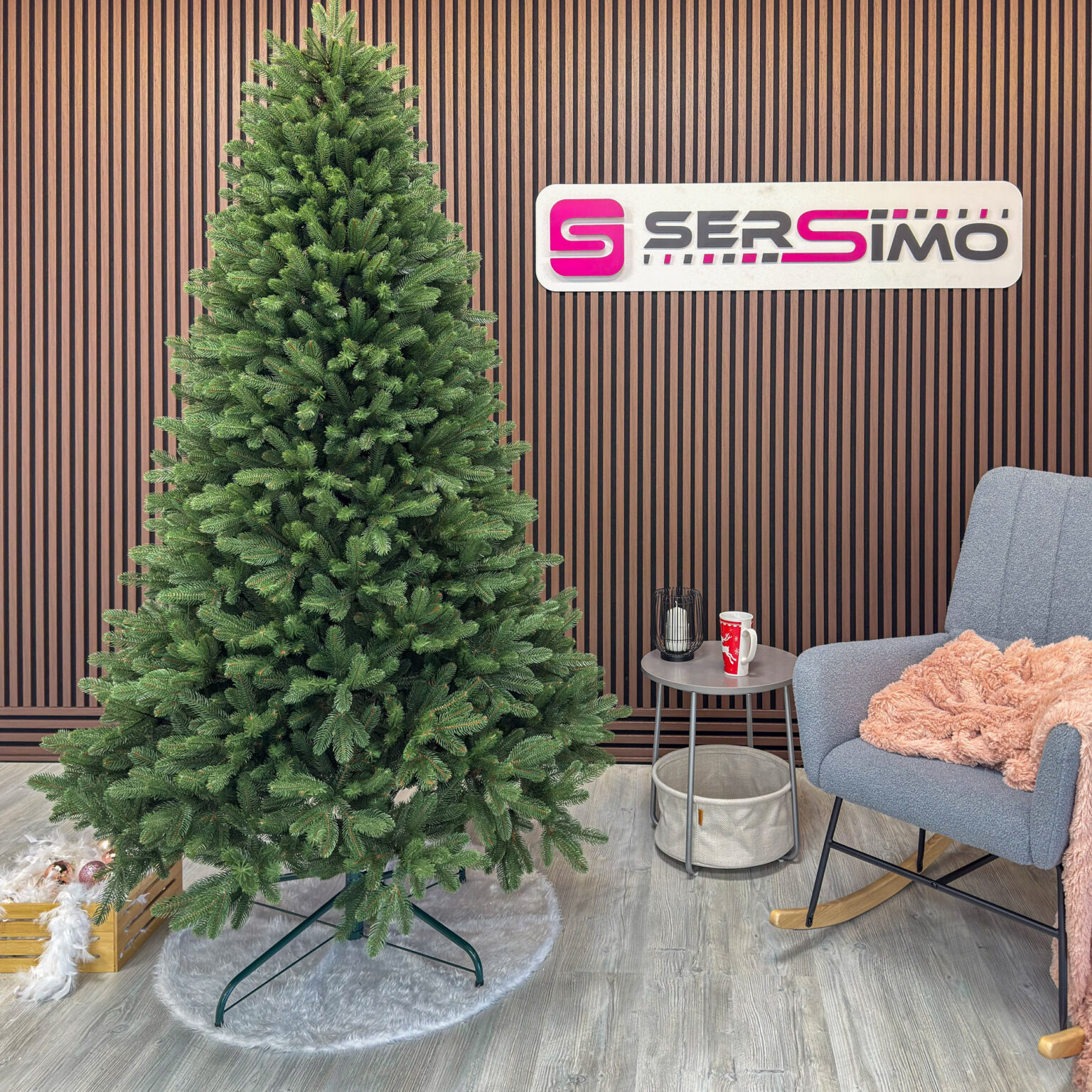 Brad artificial Sersimo, Viorisse Elite, verde, integral 3D, 220 cm ...