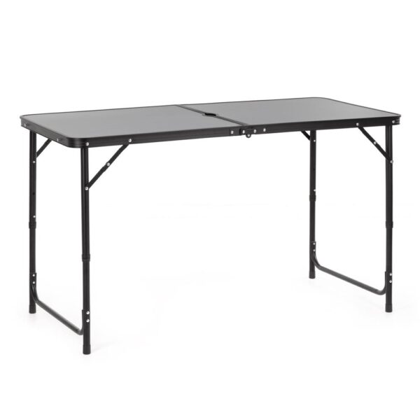 Masa pliabila pentru camping cu suport umbrela, reglabila pe inaltime ...